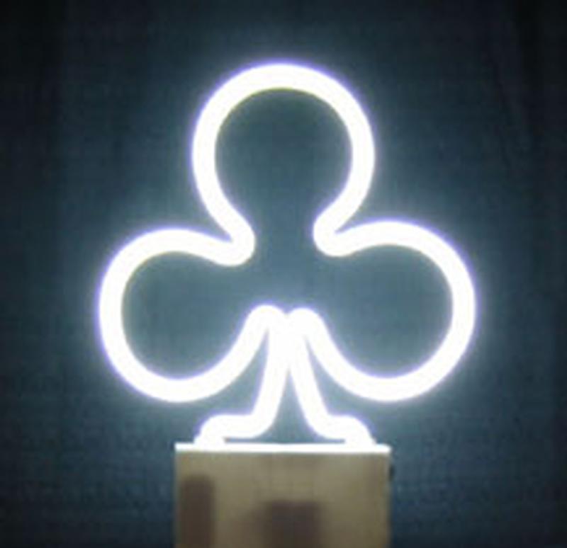 White Spade Neon Light | Event Banquet Wedding Party | Ultimate Events